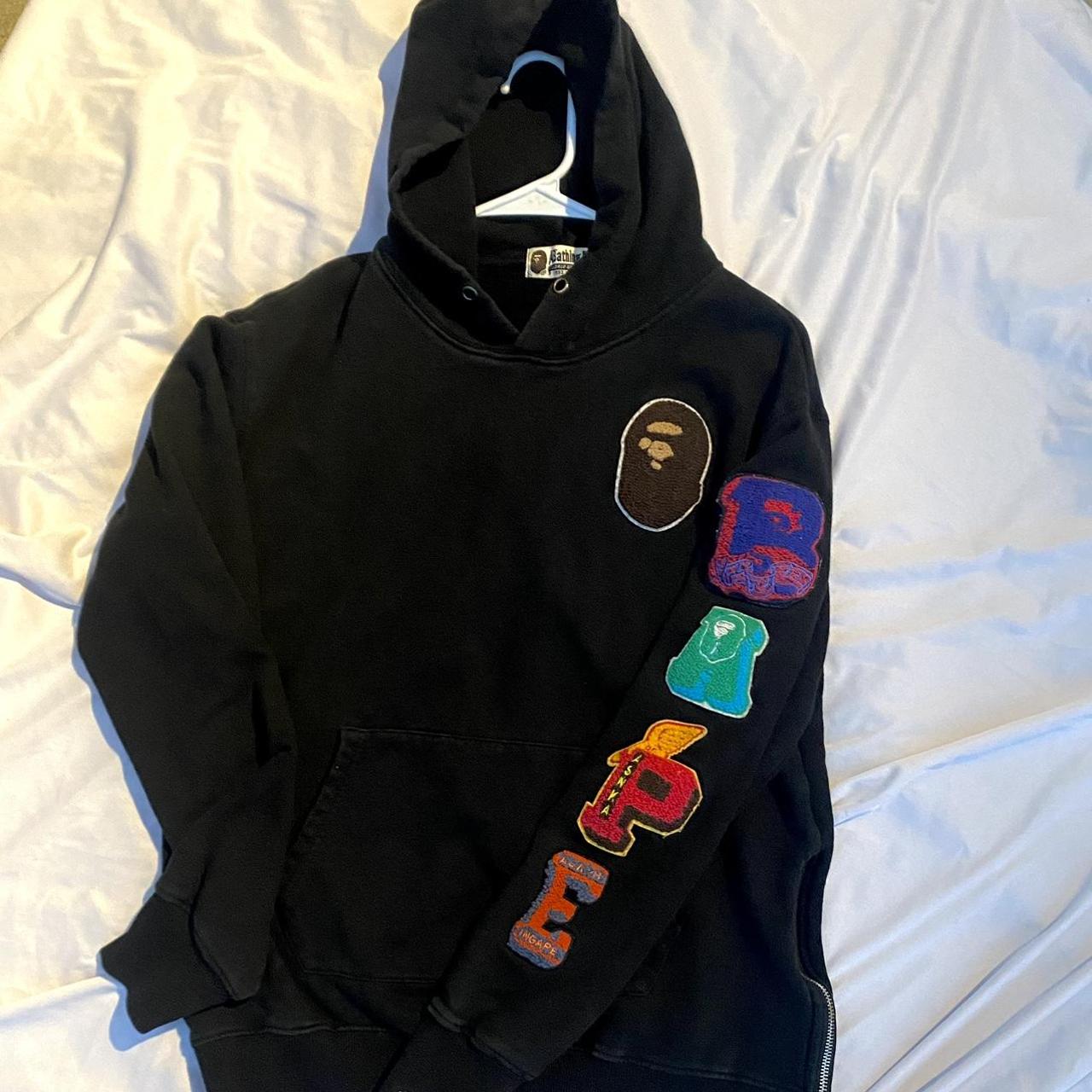 BAPE patchwork hoodie ☆‼️SOLD DO NOT BUY WILL NOT... - Depop