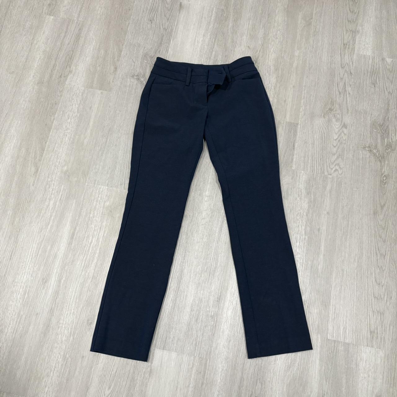 Blue bootcut Work pants. Dress pants with the... | Depop
