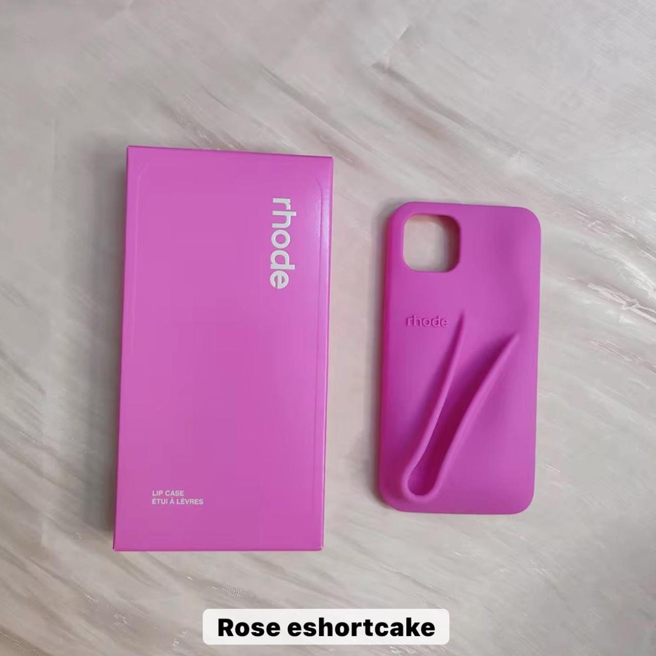 Rose Shortcake Rhode silicone lip gloss phone case,... | Depop