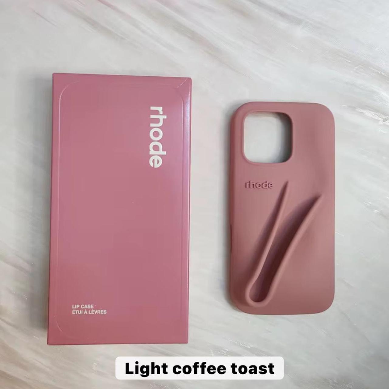 Light Coffee Toast Rhode silicone lip gloss phone... | Depop
