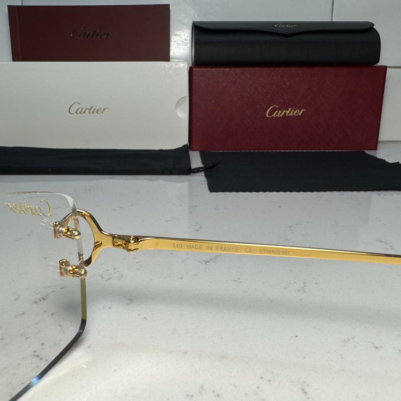 Cartier Detroit Wires Big C Sunglasses With... | Depop