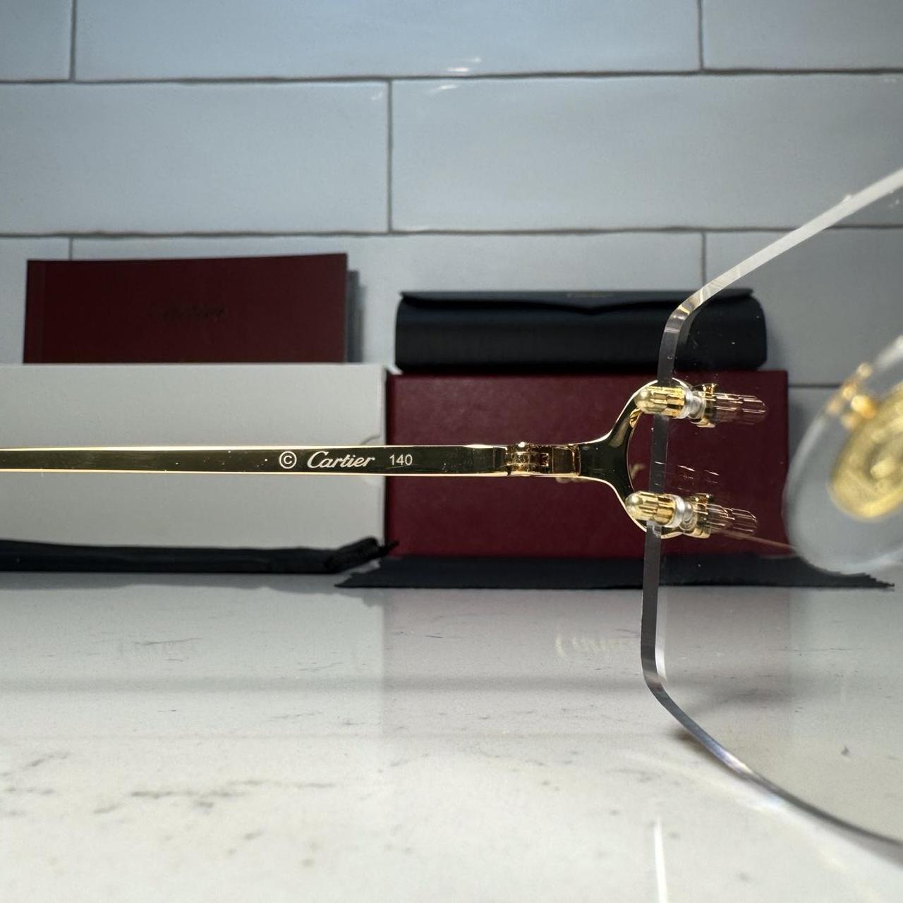 Cartier Detroit Wires Big C Sunglasses With... | Depop