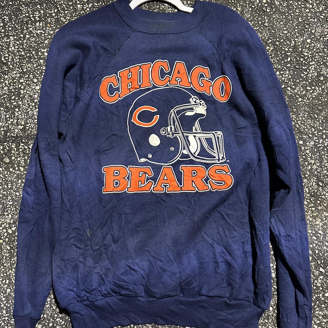 1980s Tultex Chicago Bears Crewneck Sweatshirt - Depop
