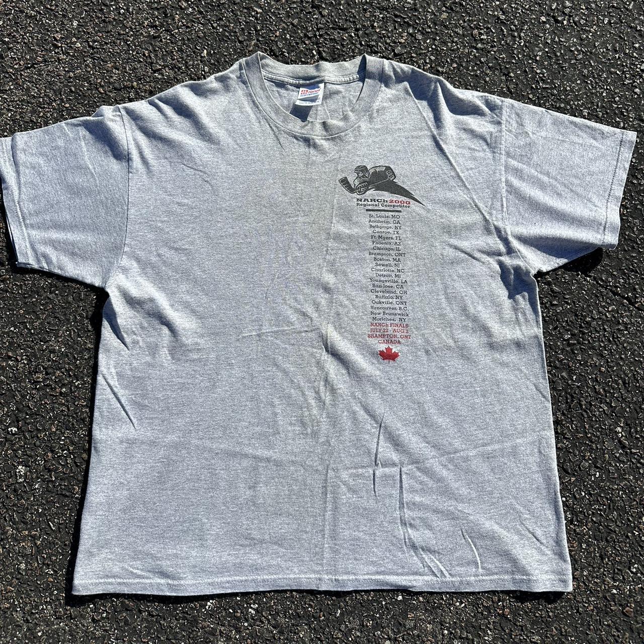 Y2K 2000s NARCh Roller Hockey Regional Final Shirt - Depop
