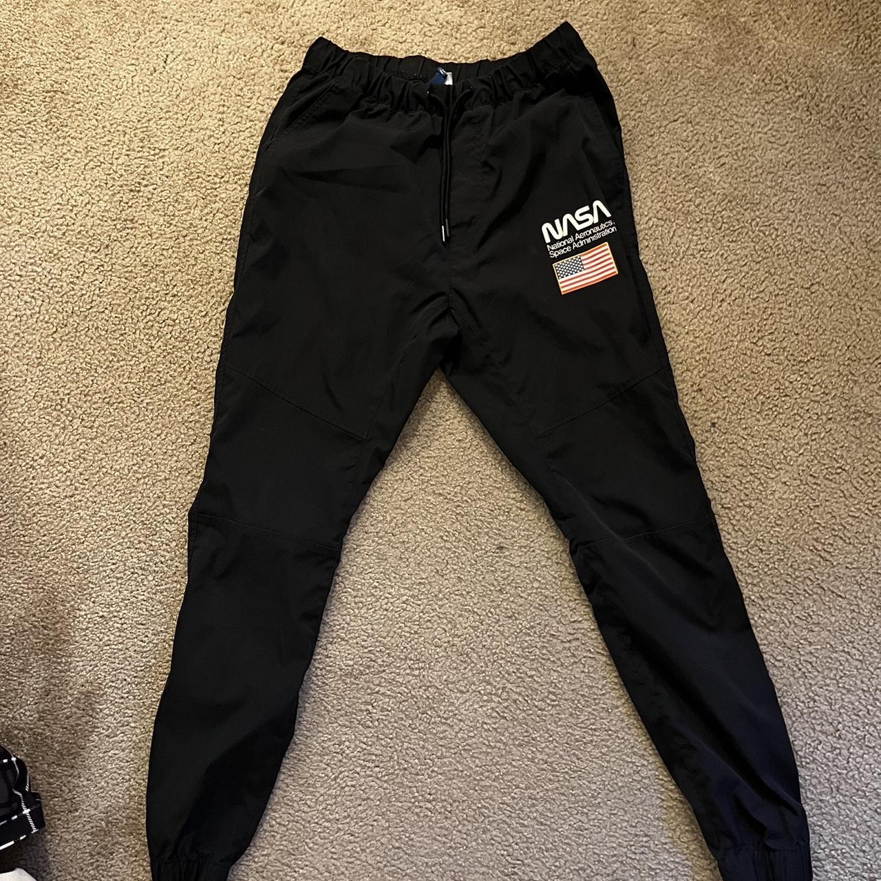 NASA Fitted Sweatpants - Depop