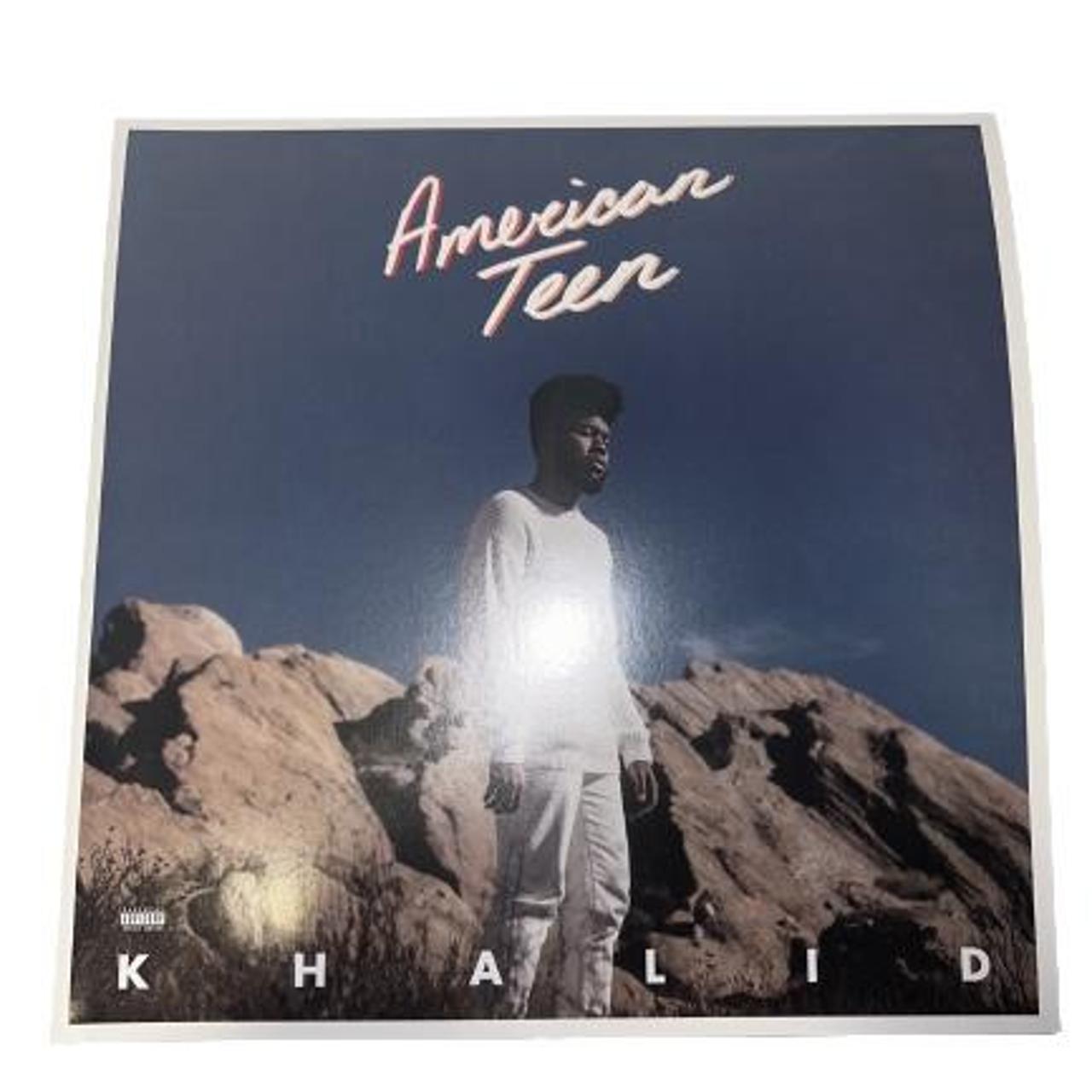 Khalid American Teen vinyl 2 discs, both clear blue... - Depop