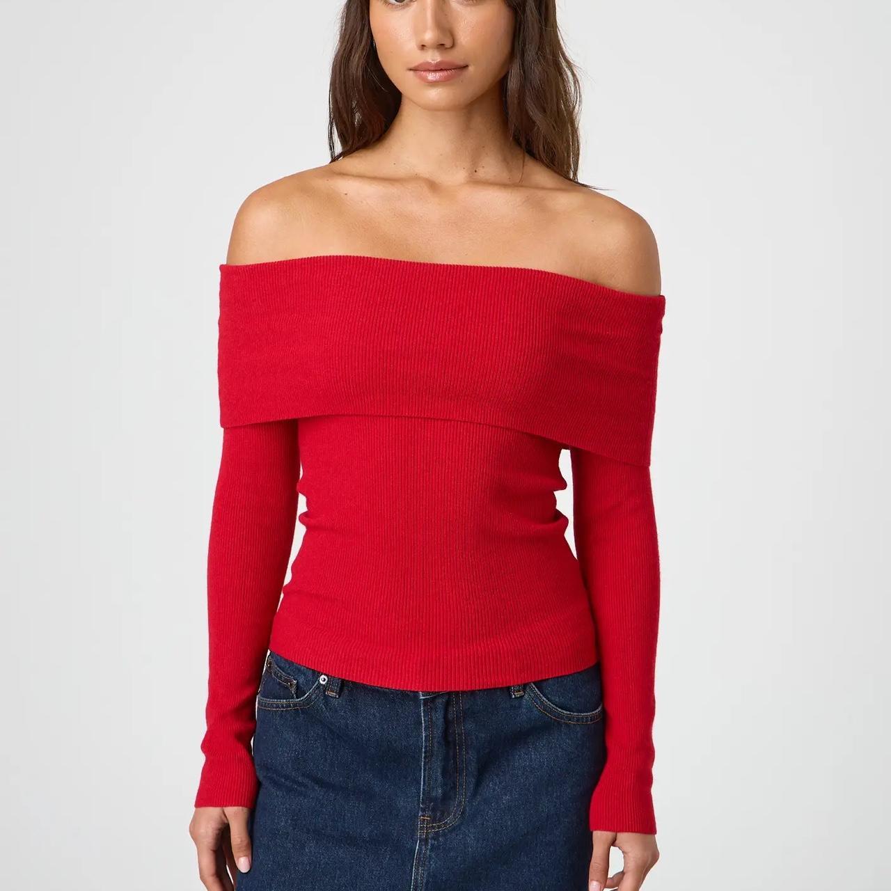 Glassons off the shoulder sweater #knit... - Depop