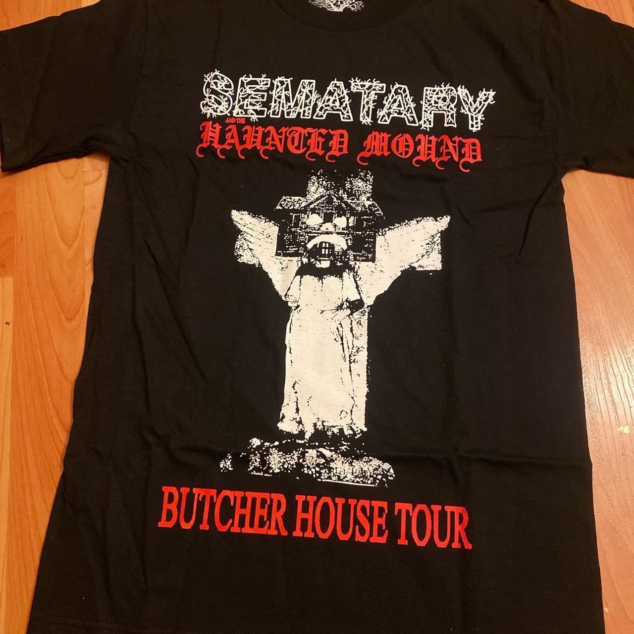 SEMATARY BUTCHER HOUSE TOUR SHIRT - Depop