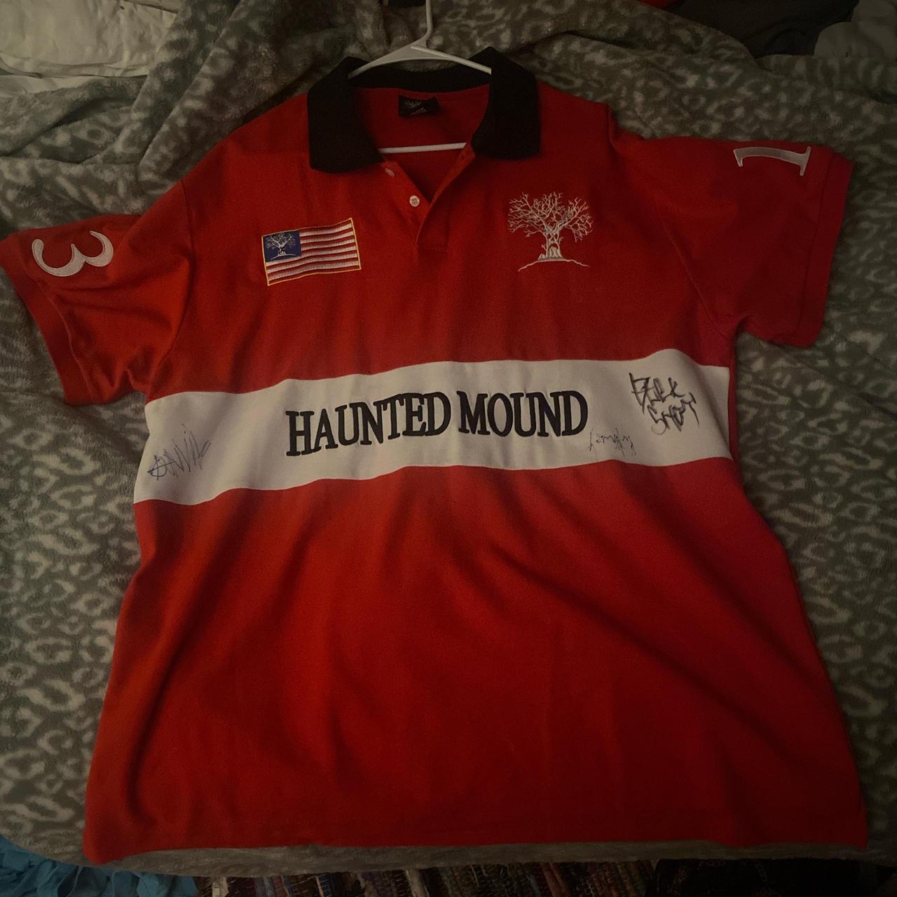 RARE HAUNTED MOUND MERCH SIGNED BY ANVIL SEMATARY... - Depop