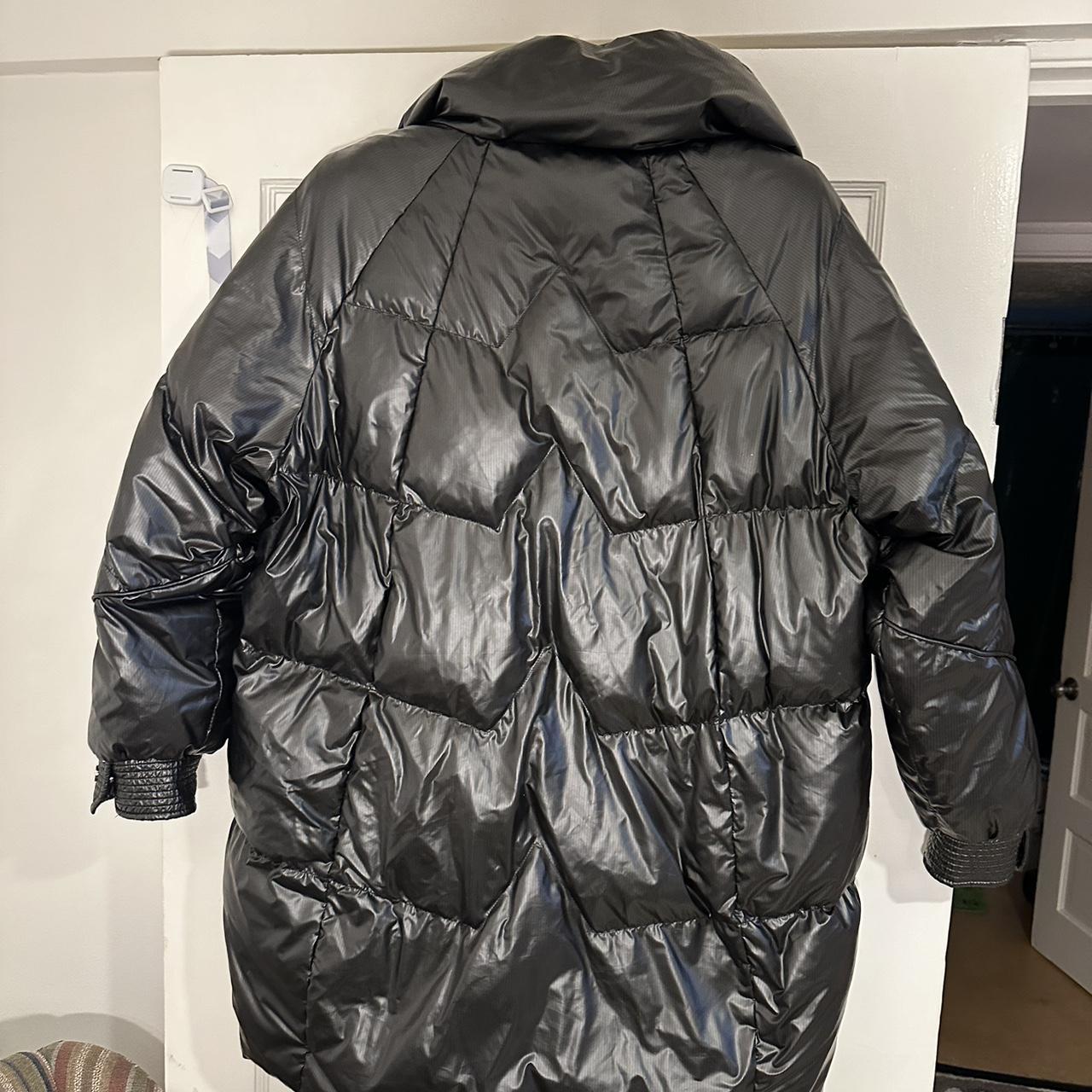 NAP brand shiny black/grey puffer and pockets.... | Depop