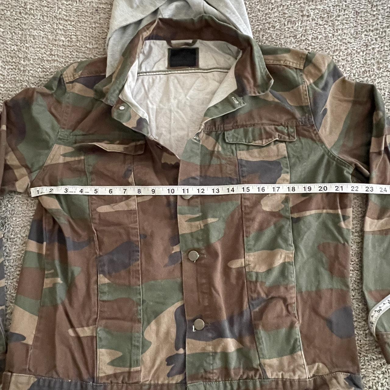 Nomad camouflage hooded jacket Size large Button up - Depop
