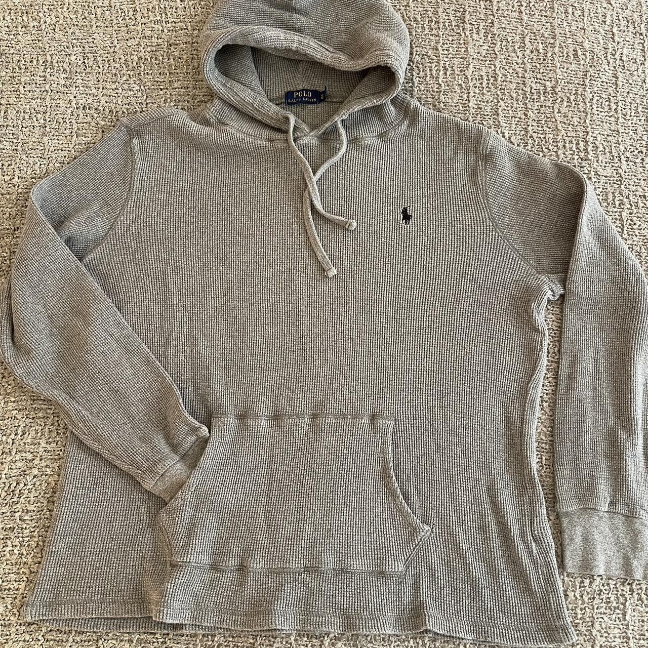 Polo Ralph Lauren grey hoodie Lightweight XL - Depop