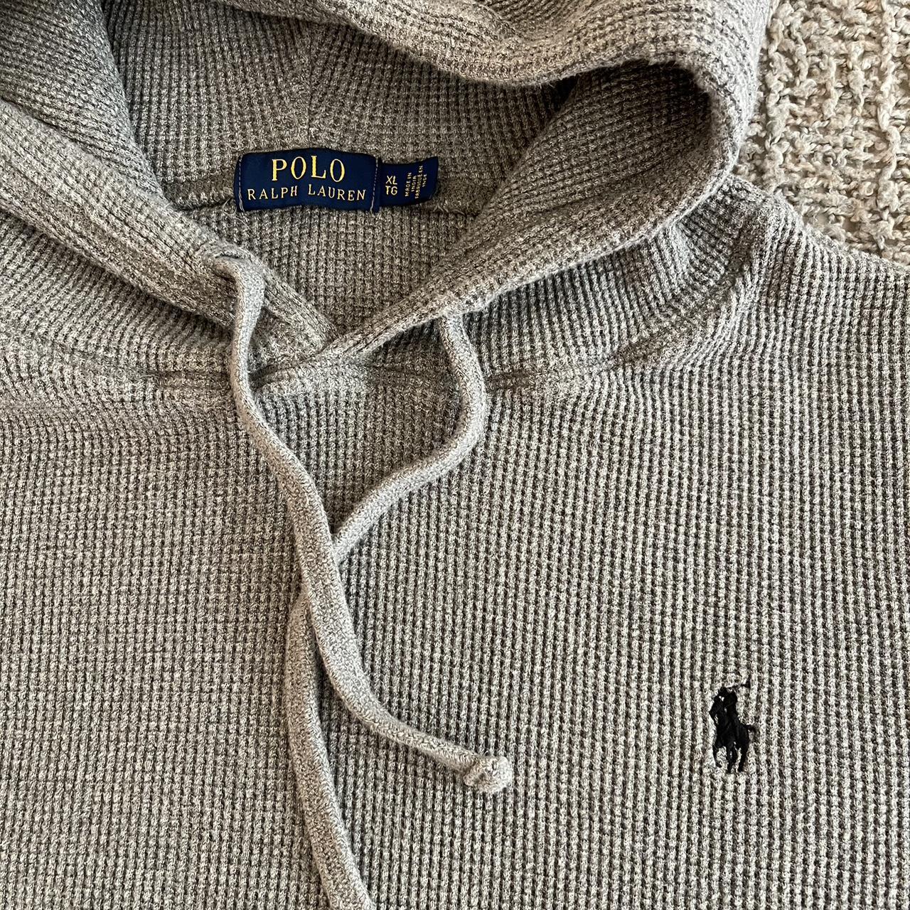 Polo Ralph Lauren grey hoodie Lightweight XL - Depop