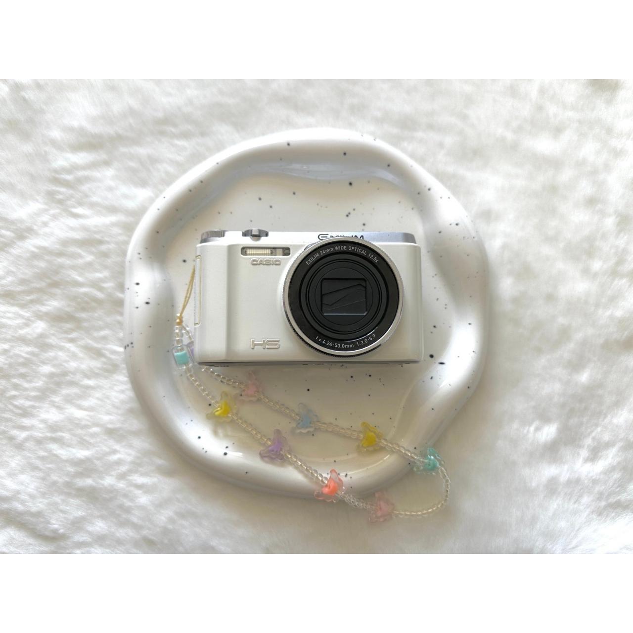 Casio ZR1000 flip screen white digital... - Depop