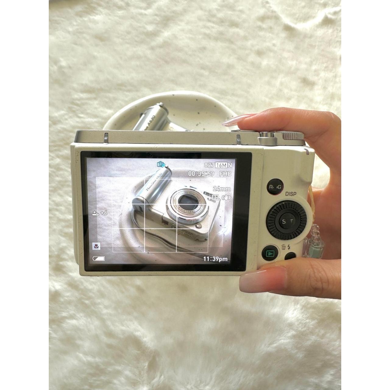 Casio ZR1000 flip screen white digital... - Depop