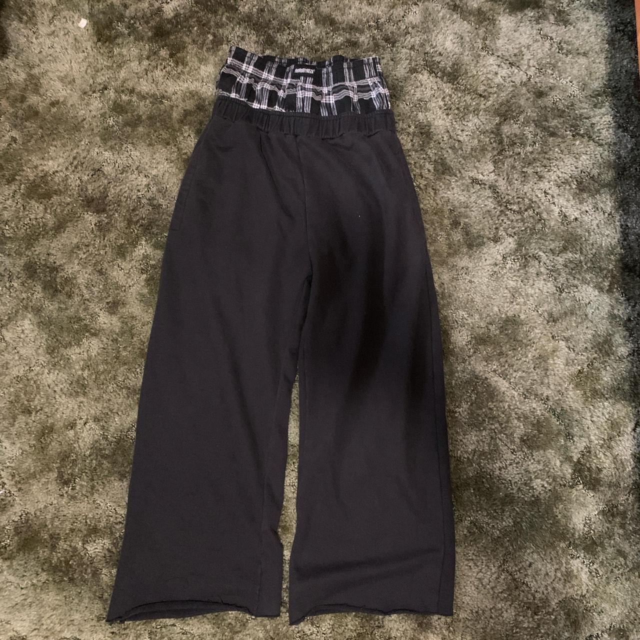 Worn By Reza boxer sweats black size small faded... - Depop