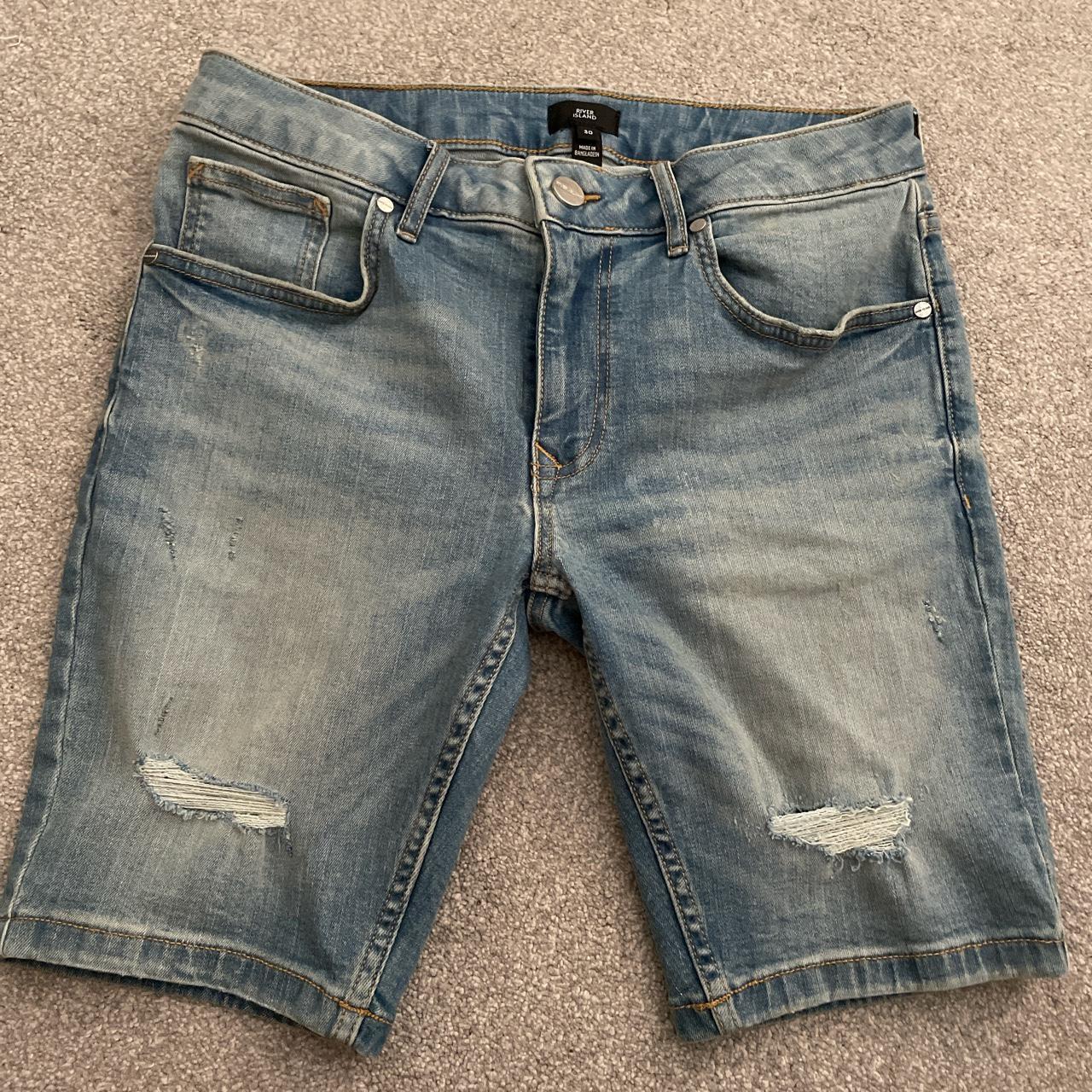 Men’s ripped shorts - Depop