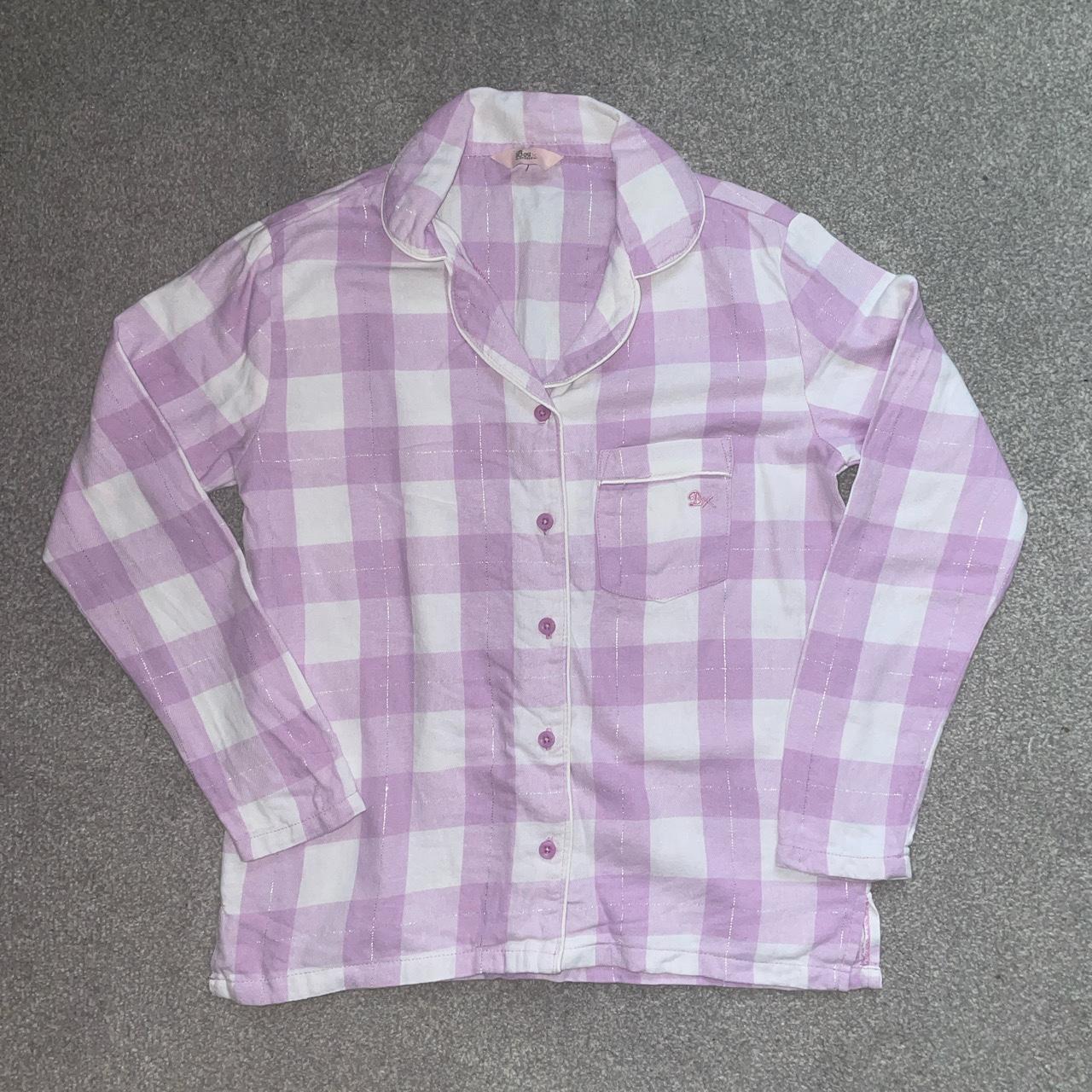 Boux Avenue Plaid Pyjamas Purple plaid... - Depop