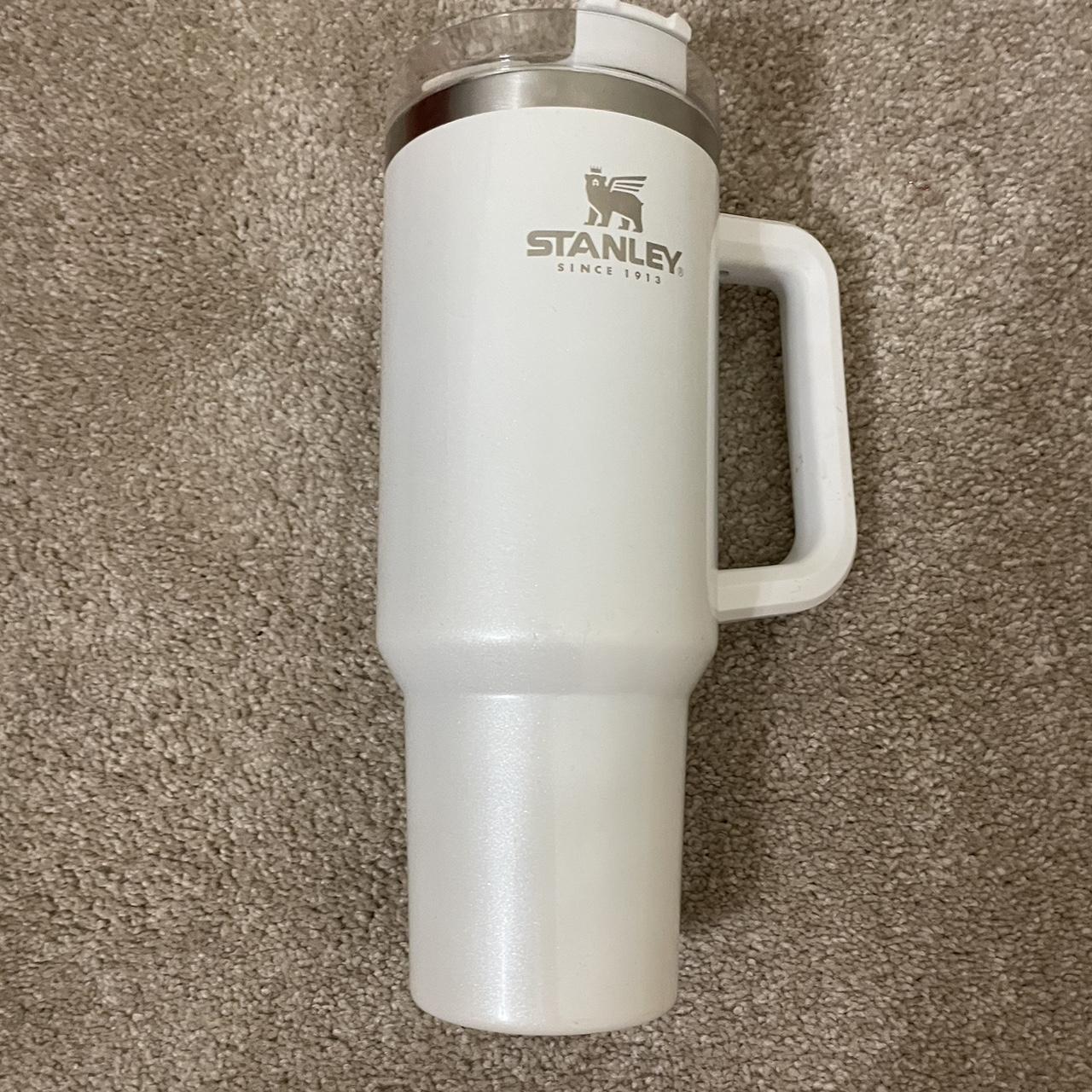 white glossy stanley - Depop