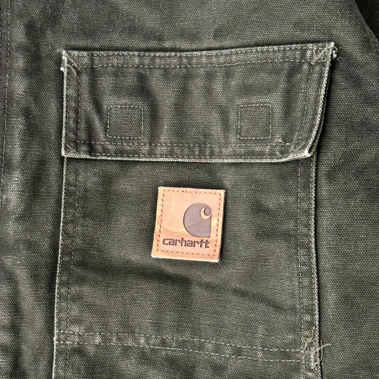 Super Clean Vintage YK2 90s Dark Green Carhartt... | Depop