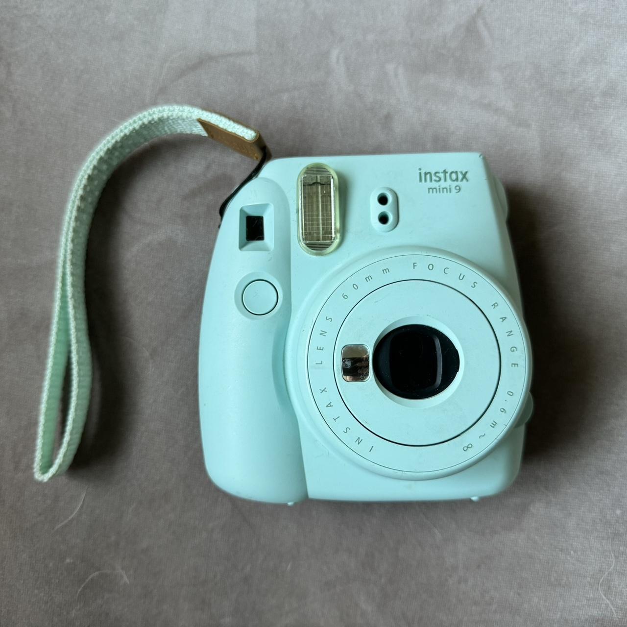 instax mini 9 baby blue camera comes with cute... - Depop