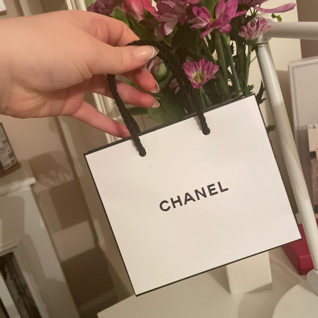 New mini chanel paper shopping bag, no imperfections!! - Depop