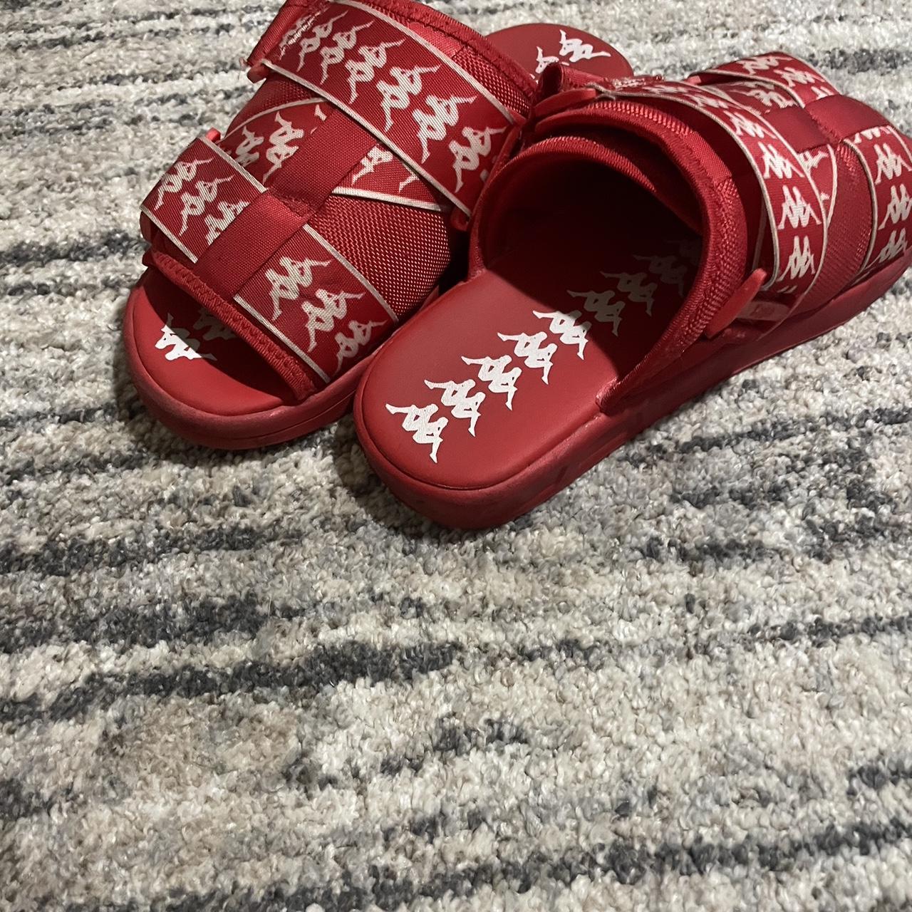 kapa slides worn but really comfy - Depop