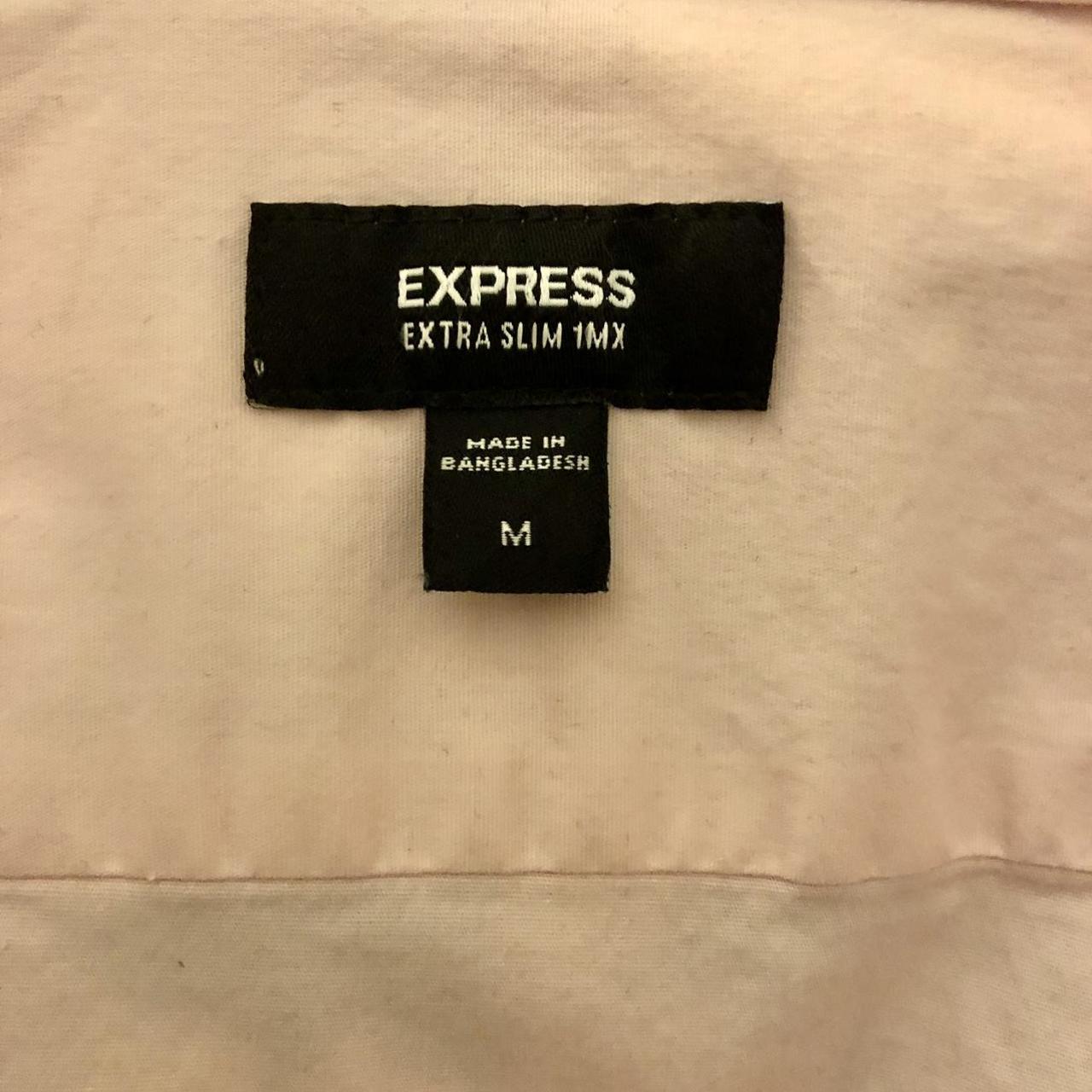 Express Men’s Cotton Stretch Dress Shirt Size: M... - Depop