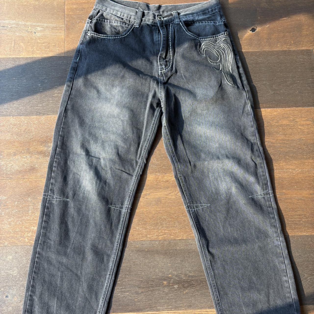 🖤Y2K PLAYBIGG WING JEANS🖤 -SUPER NICE... - Depop