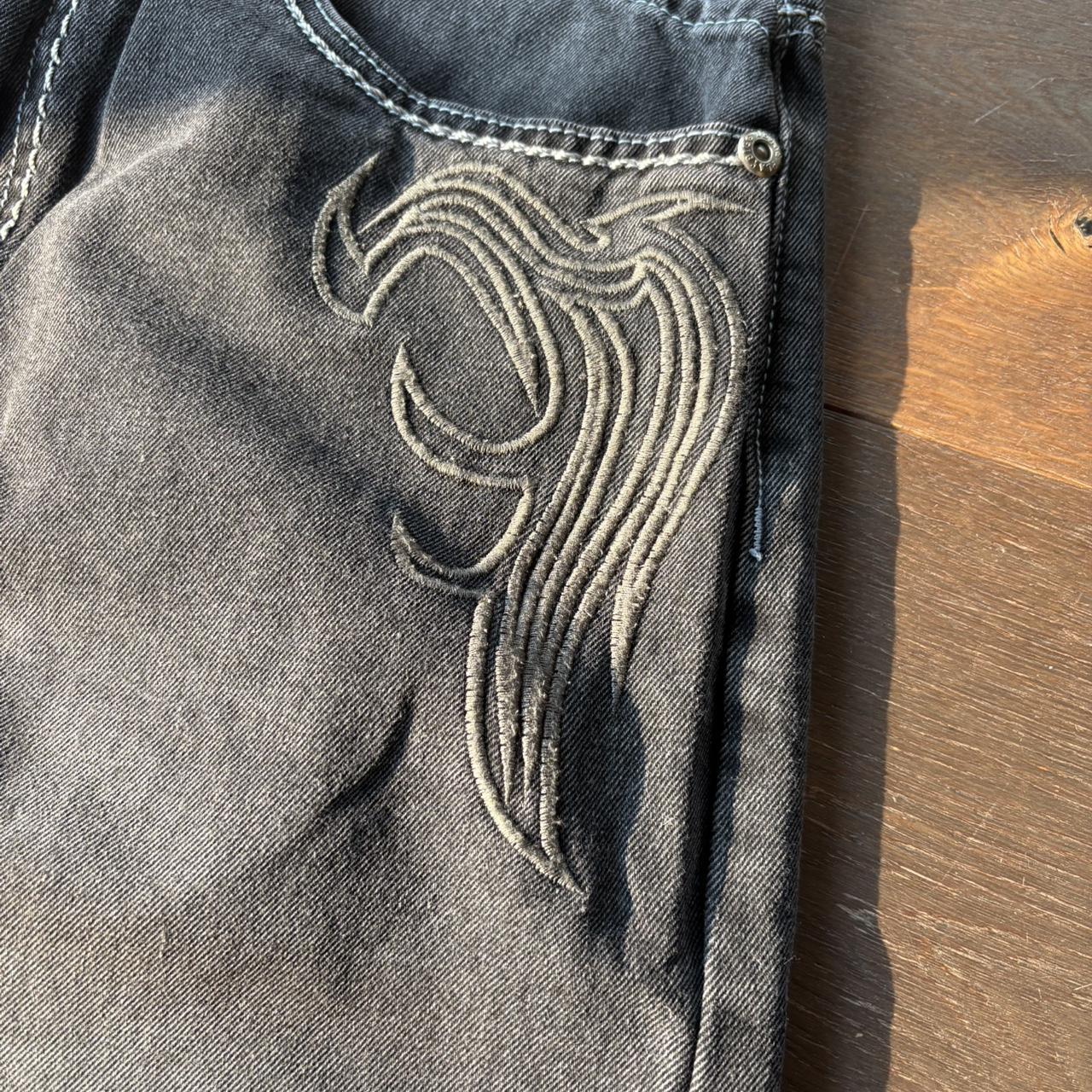 🖤Y2K PLAYBIGG WING JEANS🖤 -SUPER NICE... - Depop