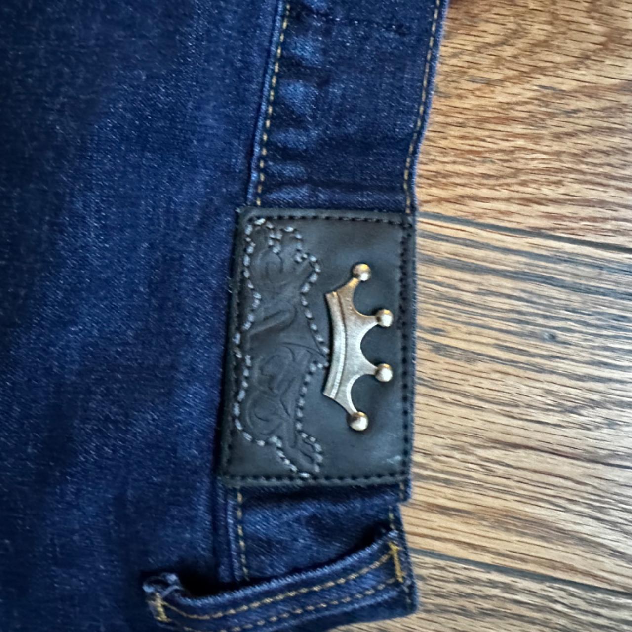 blue dark wash jnco 85s size 40 - Depop