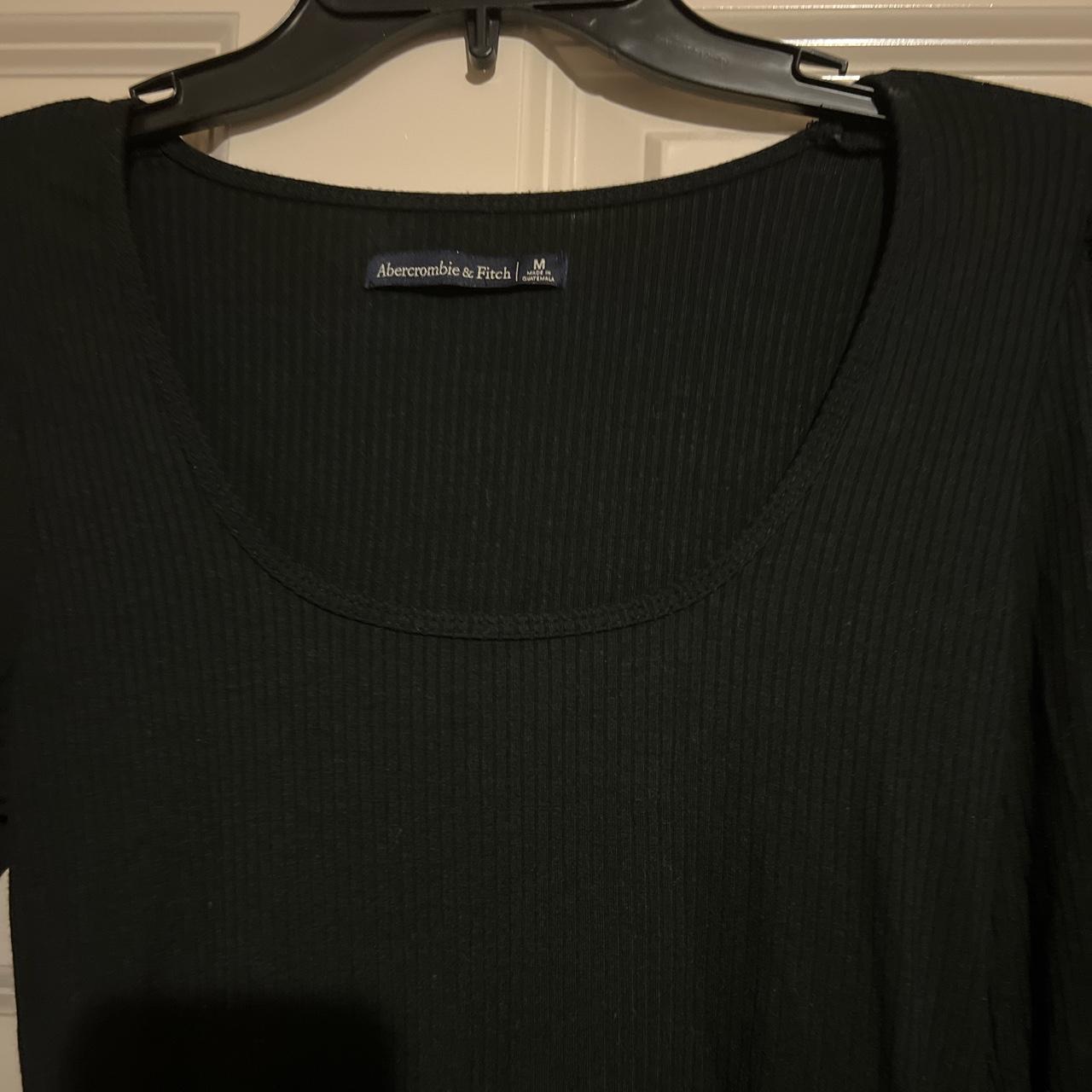 Abercrombie & Fitch square neck long sleeves... - Depop