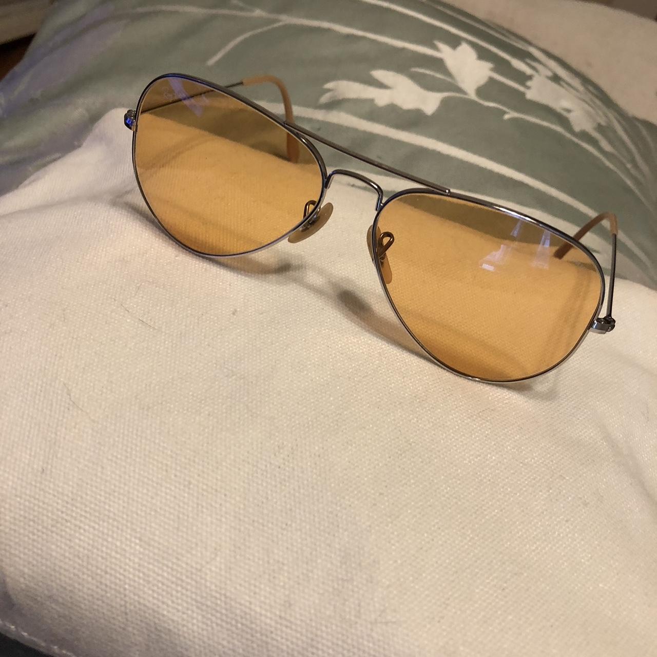 Ray-ban Silver frame ‘Evolve’ series in Orange size... - Depop