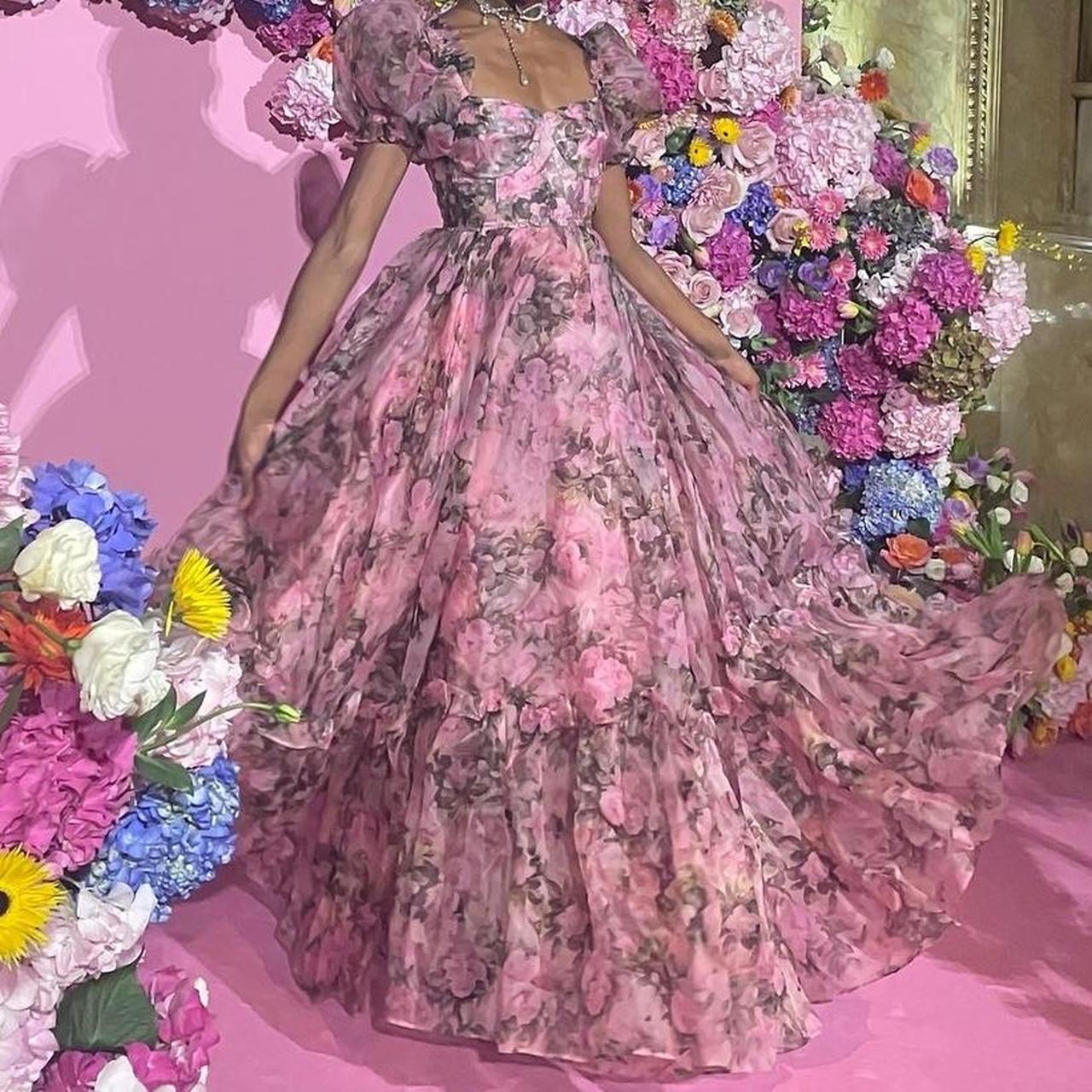 Selkie Queen Bee Silk Gauze Ritz Gown Size XS Retail... - Depop