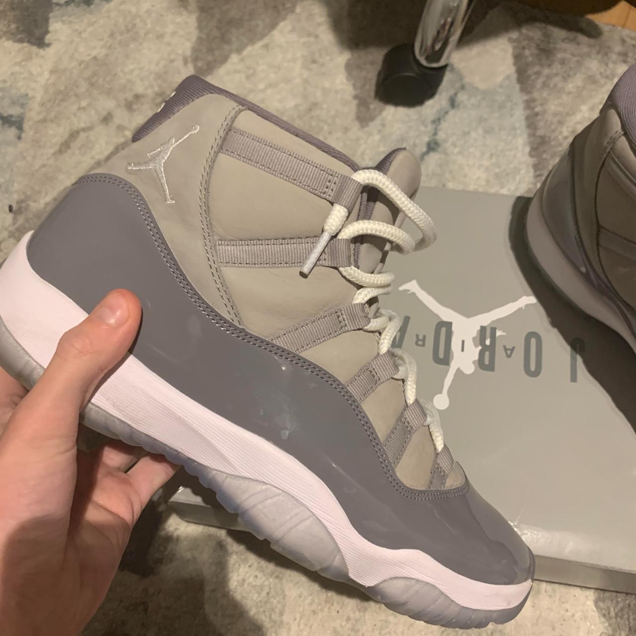 AIR JORDAN 11 RETRO COOL GREY - Size... - Depop