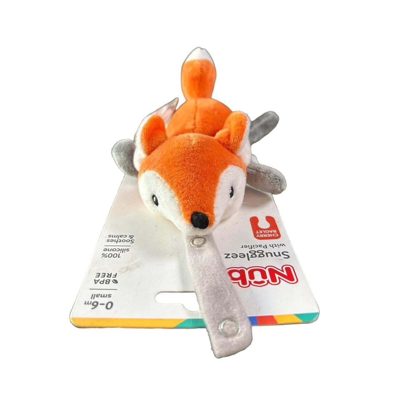 New Nuby Pacifier Cherry Shape 0-6 m Snuggleez Fox... | Depop