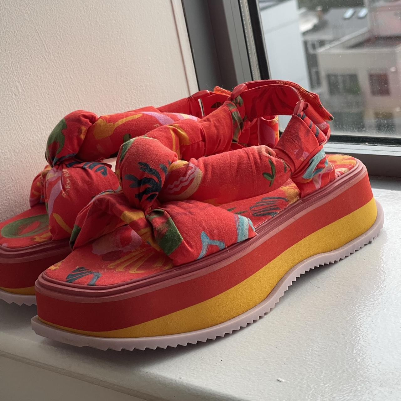 Farm Rio shoes - colorful platforms - Depop