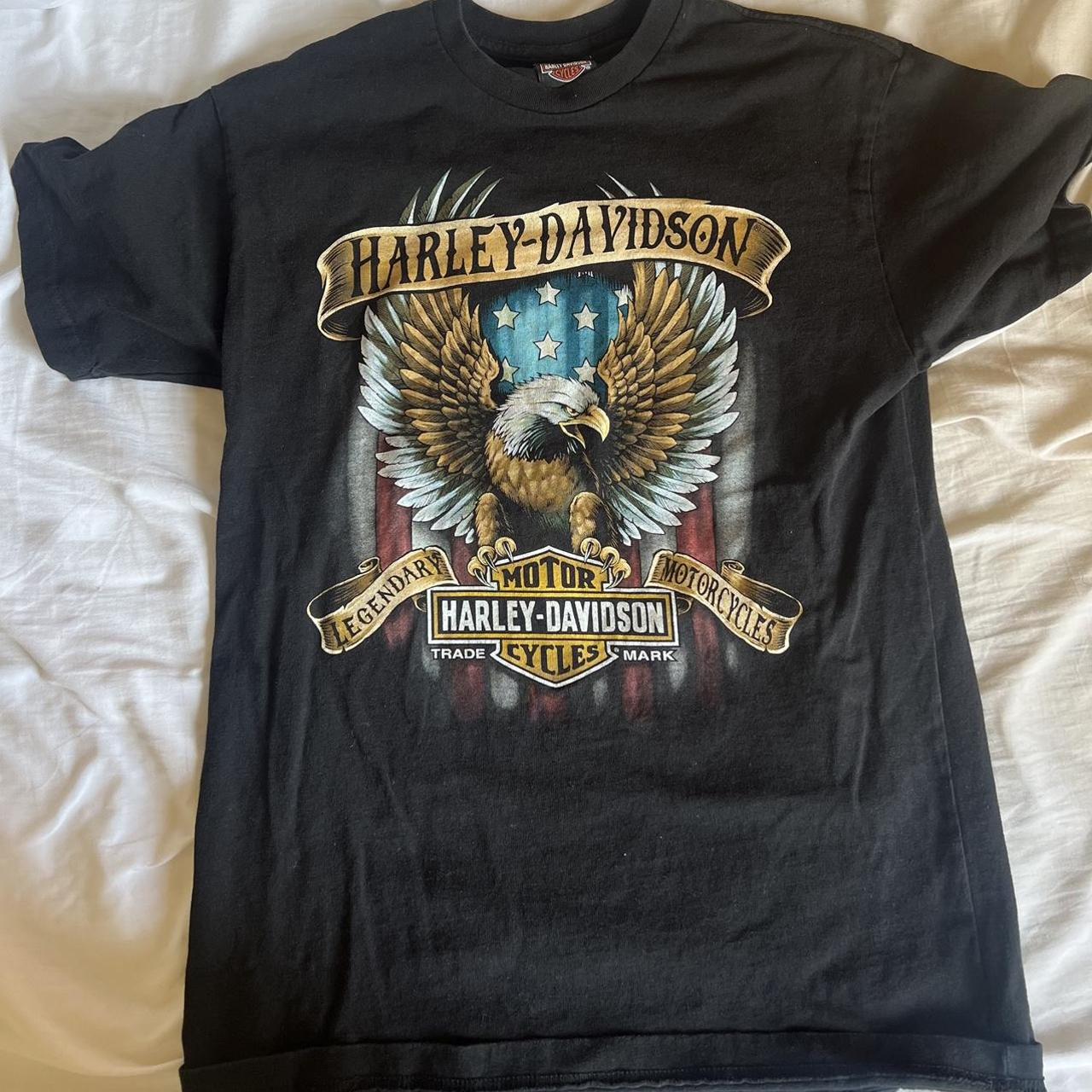 Oversized Harley Davidson Tee - Depop