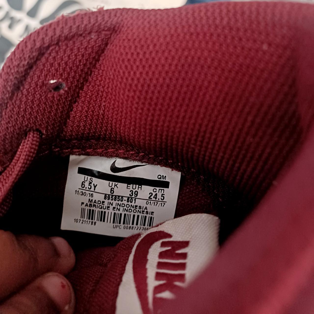 These are "Team Red" Mid GS Nike Suede sneakers.... - Depop