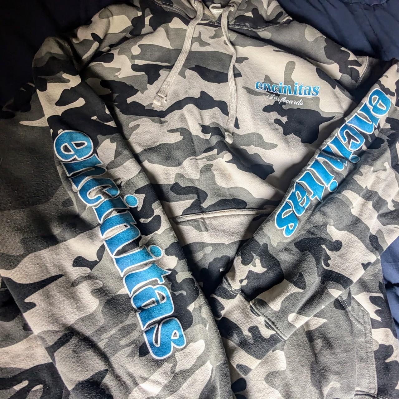 Independent Encinitas Surf Shop camo hoodie. Worn once. | Depop