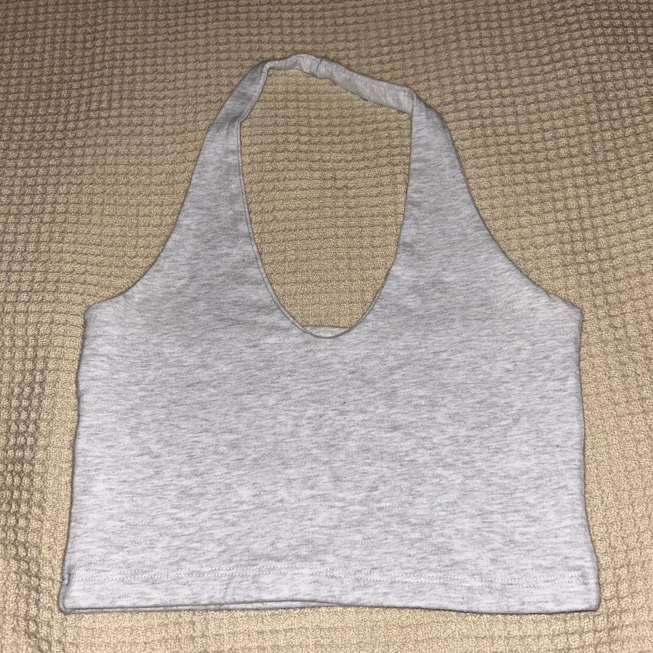 brandy melville halter top, cropped. - Depop