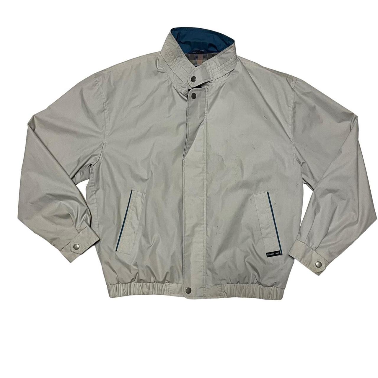 Members Only Racing Jacket Size Large... - Depop