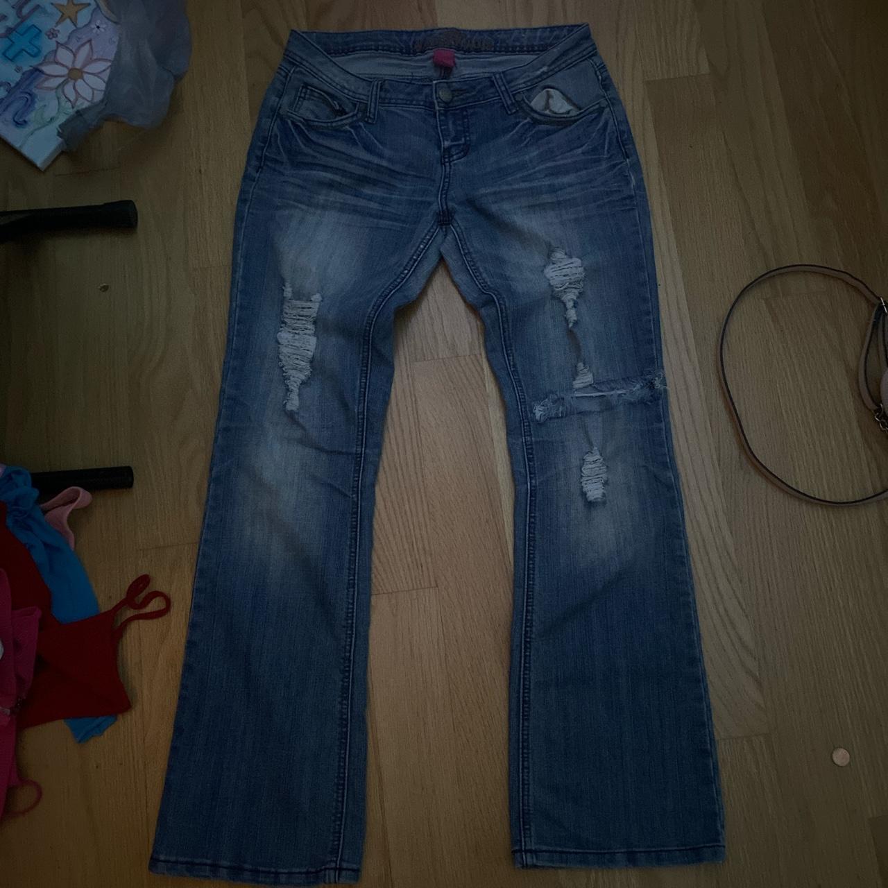 Flared jeans Size 9 Almost Famous brand - Depop
