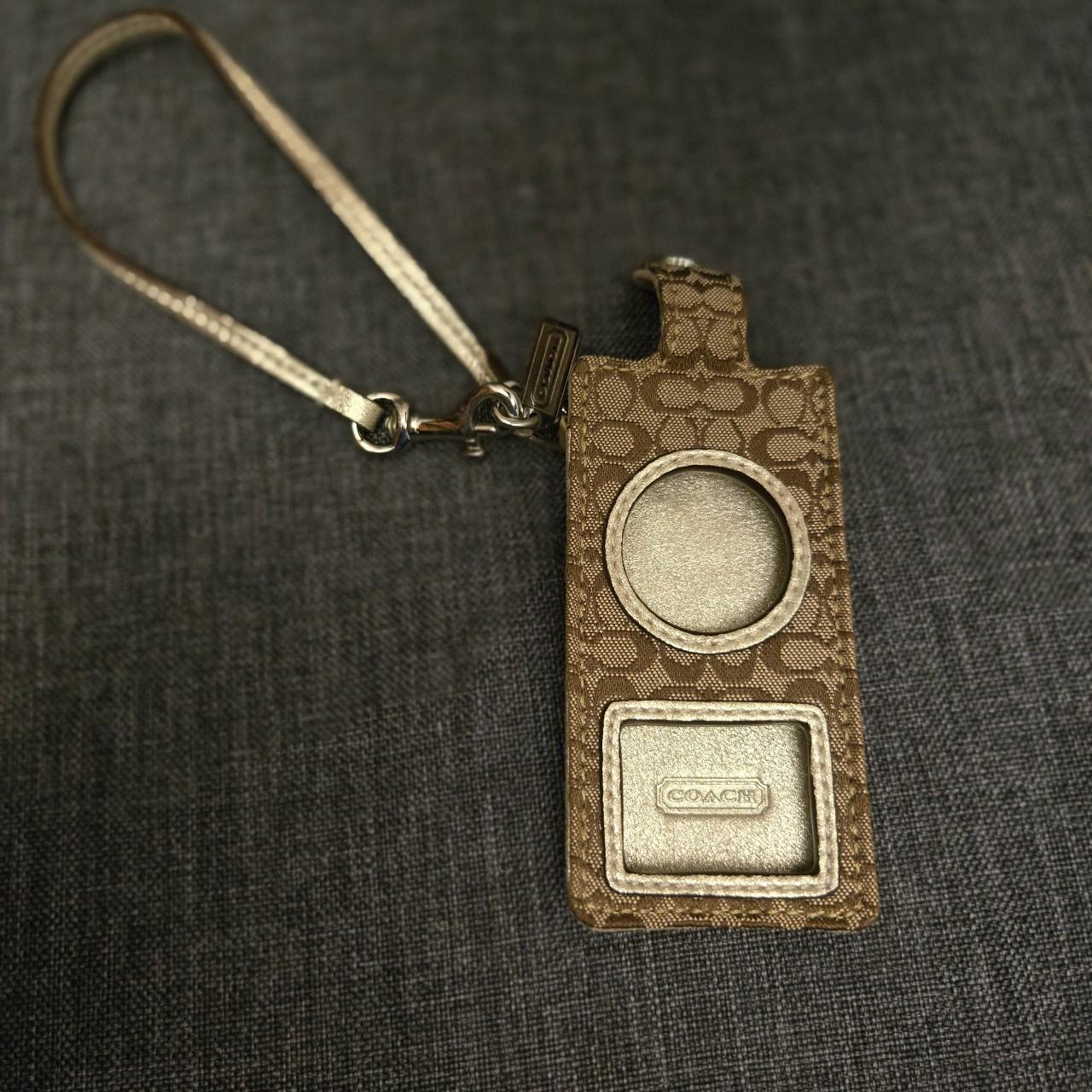 Vintage COACH ipod Nano Case-Holder-Signature Canvas... | Depop