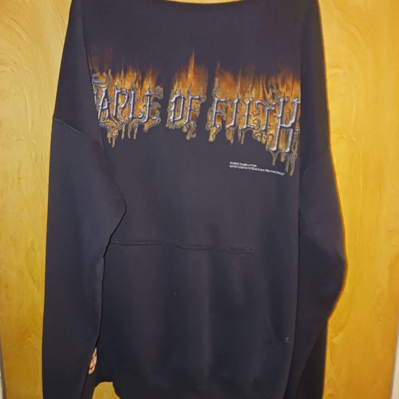 Cradle Of Filth Hoodie Circa 2000 Minor Flaws Due To Depop