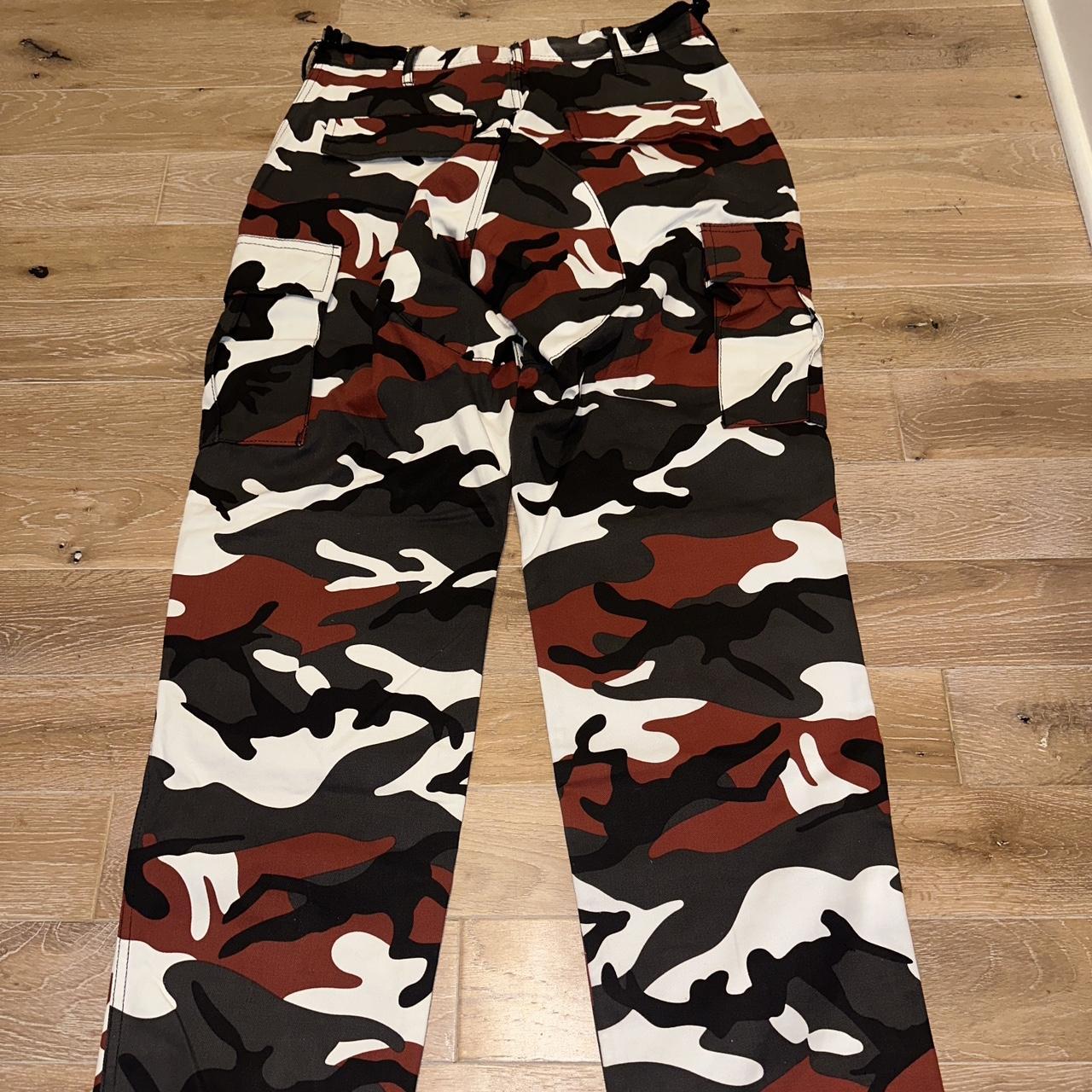 Army surplus red camo cargo pants brand new Amazing... - Depop