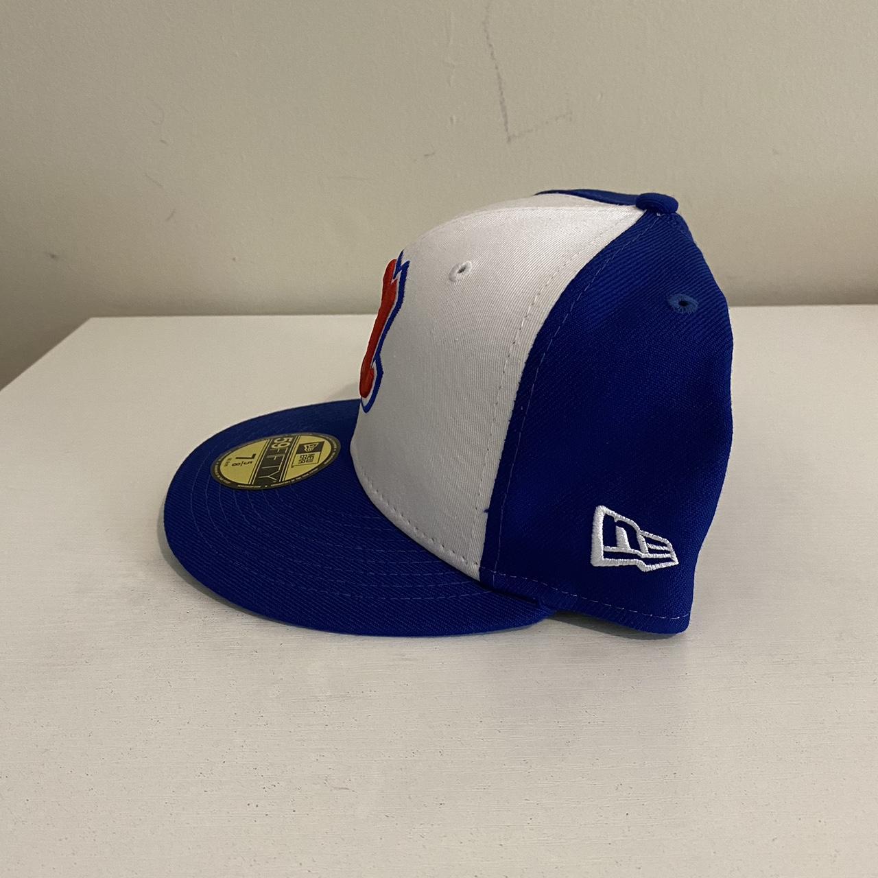 New Era Throwback Atlanta Braves Cap Size 7 and... - Depop