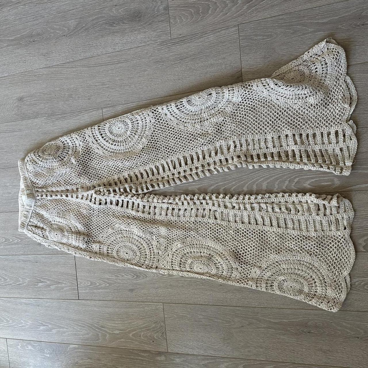 Tan beach / cover up pants, there’s a shorts layer... - Depop