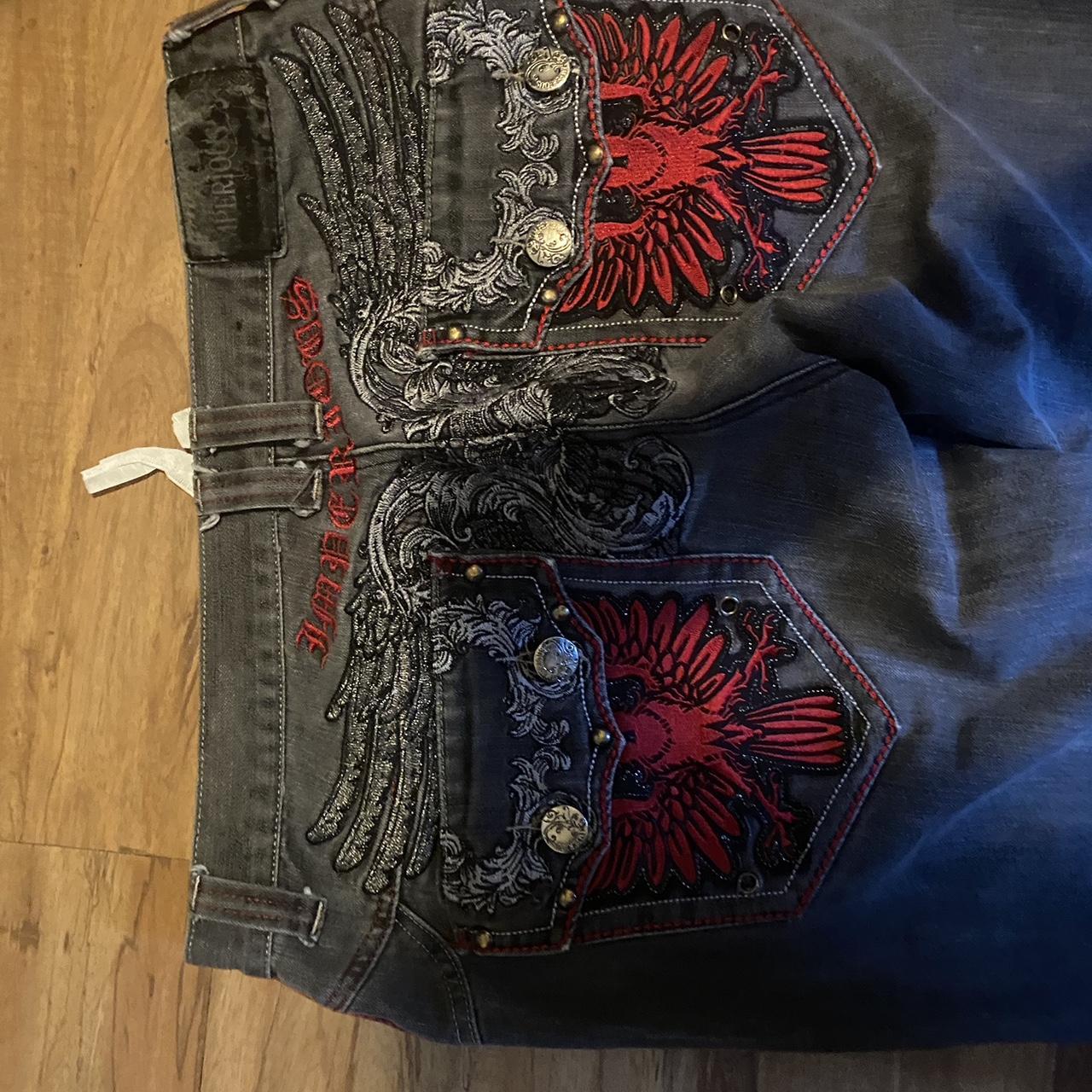 imperious baggy jeans these are so tuff mainly... - Depop