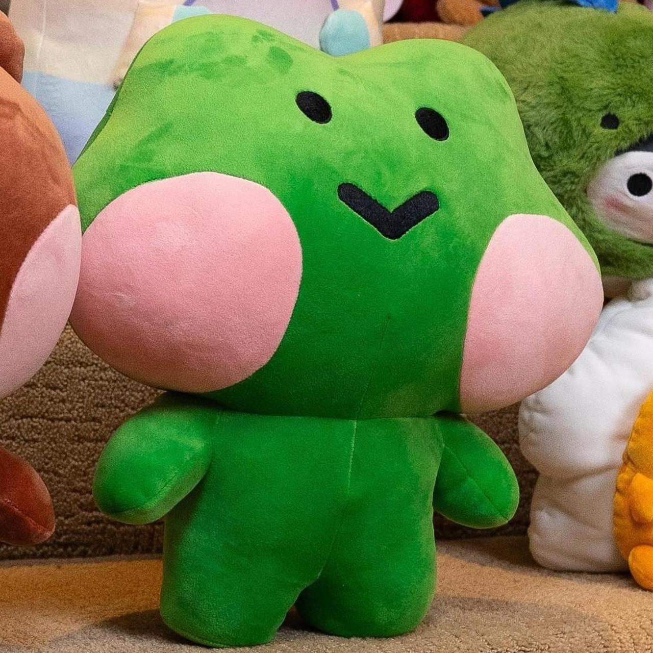 Line friends Lenini Frog Plush RARE Minini Lenini... | Depop
